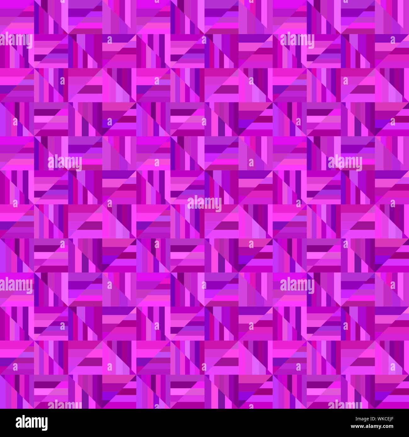Purple seamless abstract striped square tile mosaic pattern background ...