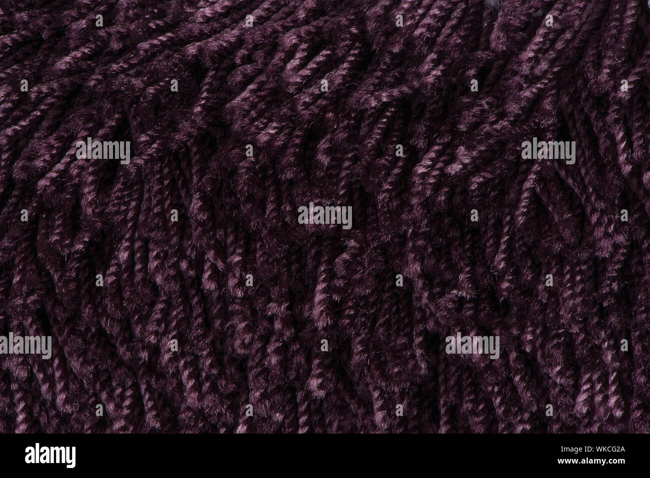 Closeup detail of purple carpet texture background Stock Photo - Alamy