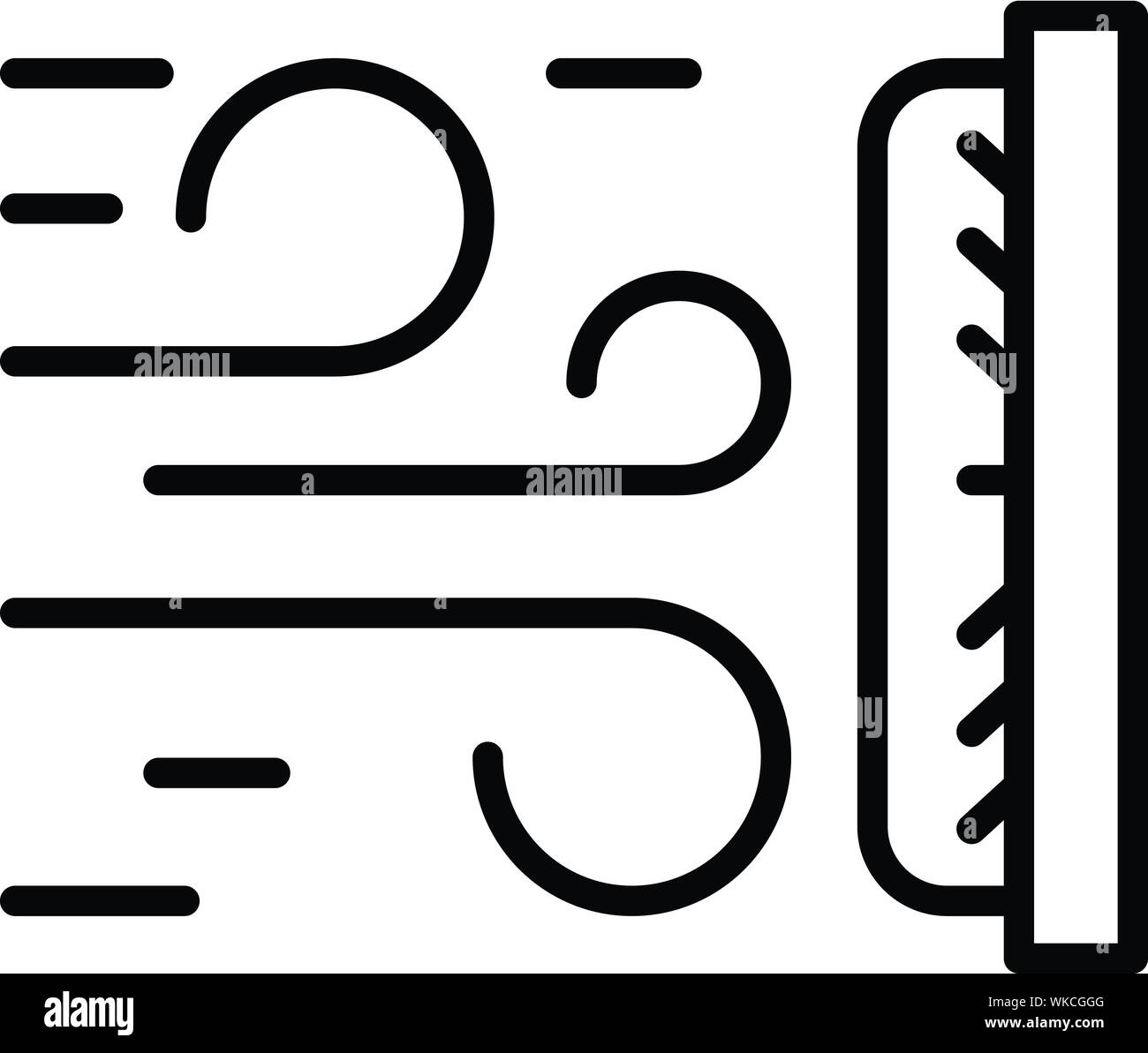 Air fabric protection icon, outline style Stock Vector Image & Art - Alamy