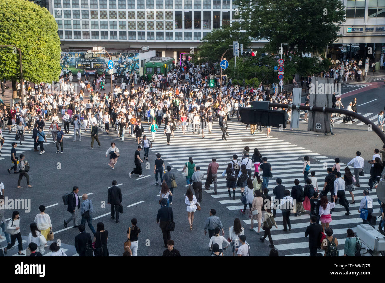 Tokyo iconic shibuya crossing hi-res stock photography and images - Alamy