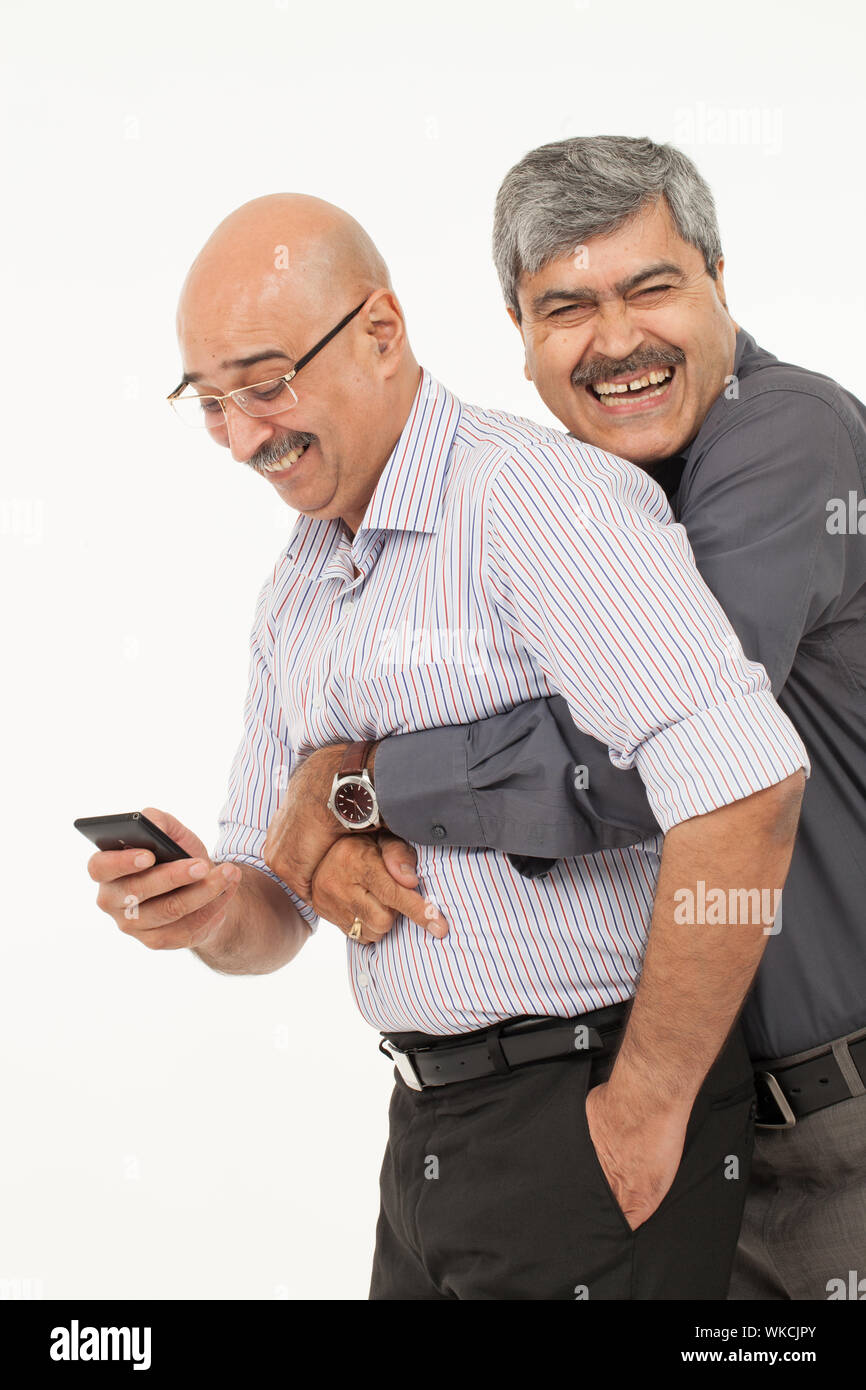 Two friends having fun Stock Photo - Alamy