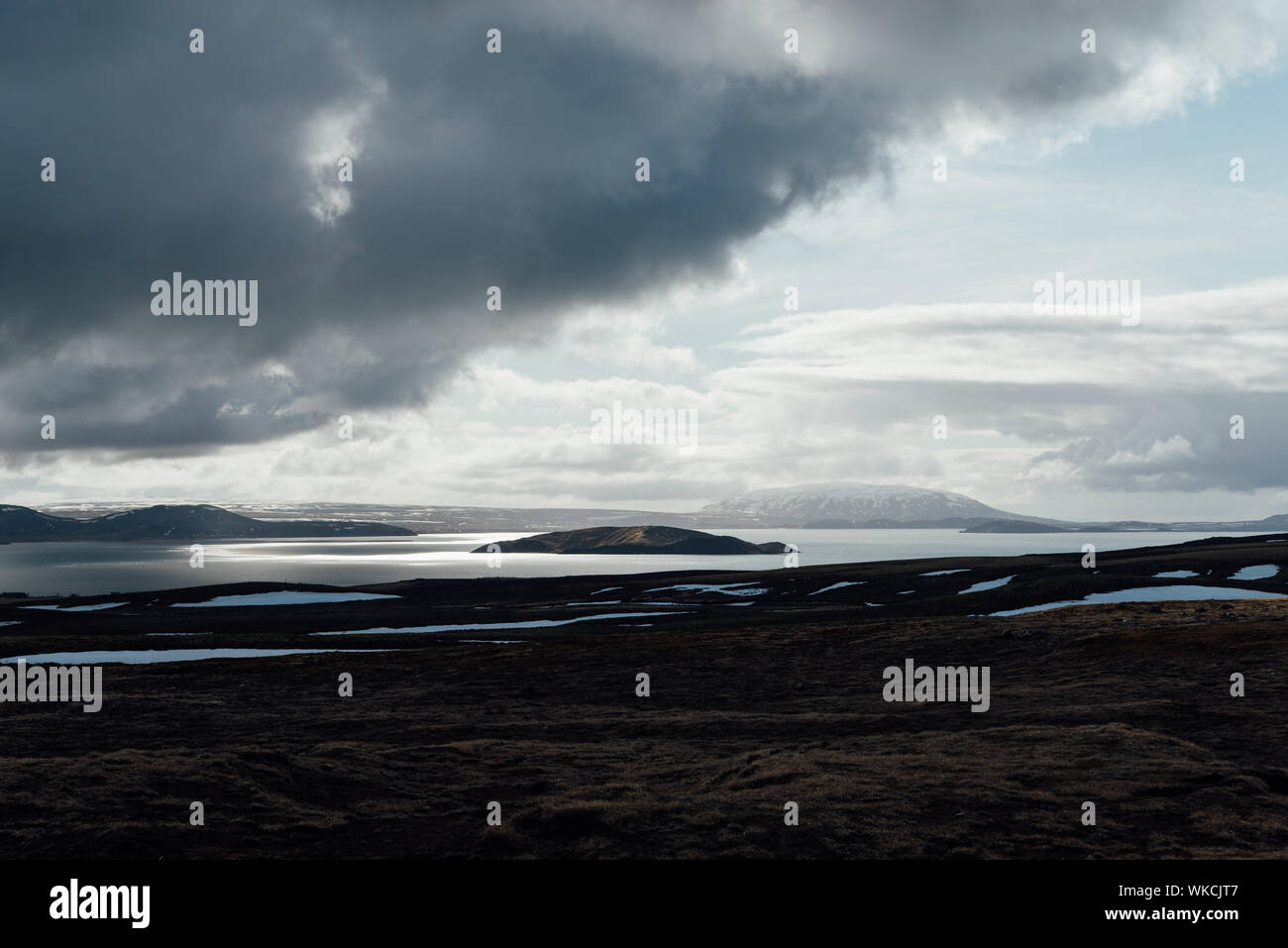 Dramatic Icelandic landscape Stock Photo - Alamy
