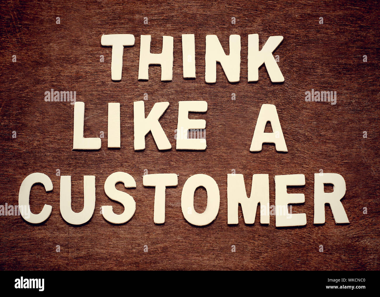 Inspirational motivating quote in wooden letters Stock Photo - Alamy