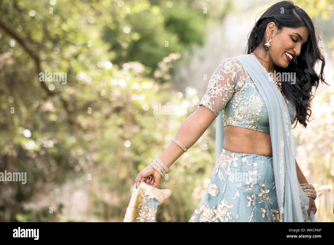 Indian Woman Side On Traditional High Resolution Stock Photography and ...