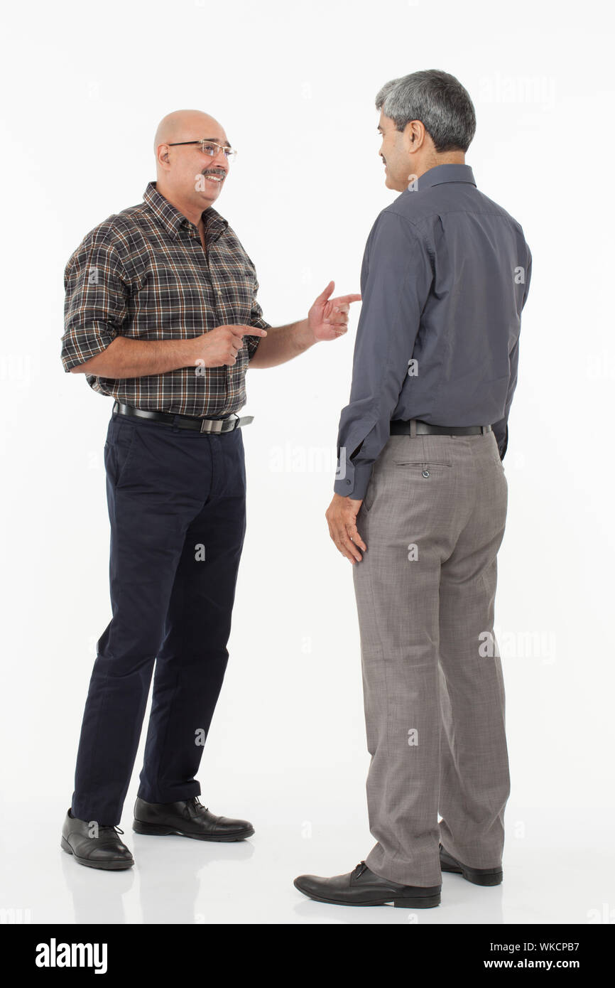 Two adults having discussion hi-res stock photography and images - Alamy
