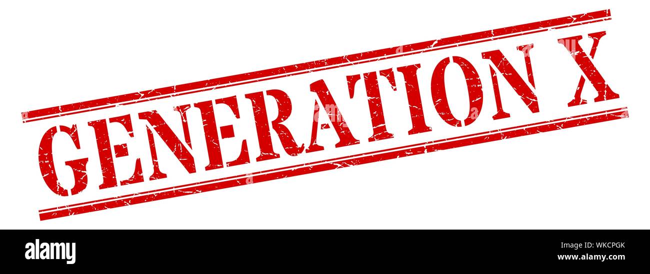 generation x stamp. generation x square grunge sign. generation x Stock ...