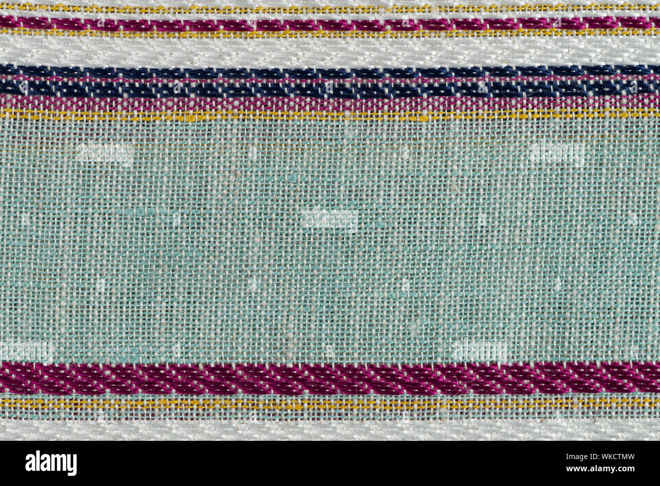 Closeup detail of multi color fabric texture samples Stock Photo - Alamy