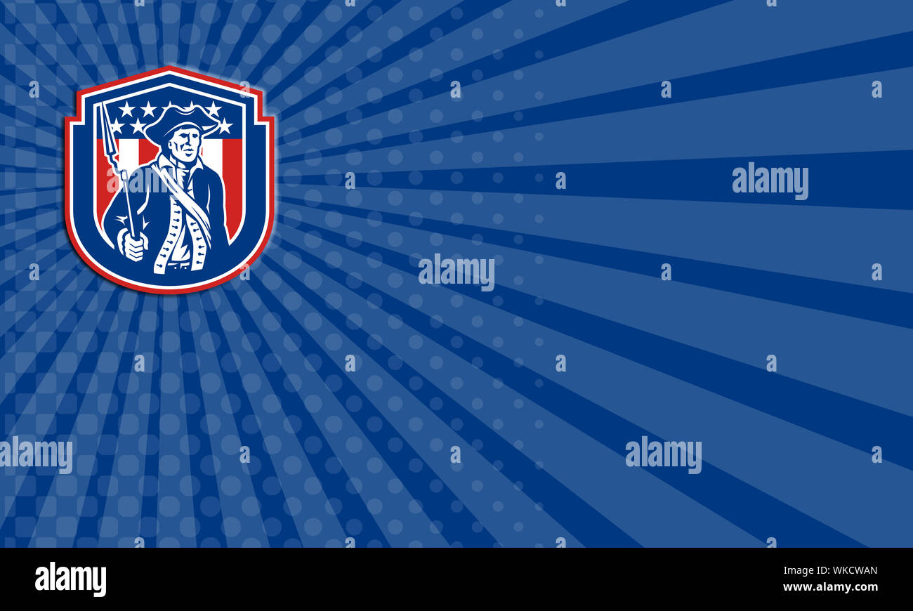 American revolution soldier patriot rifle hi-res stock photography and ...