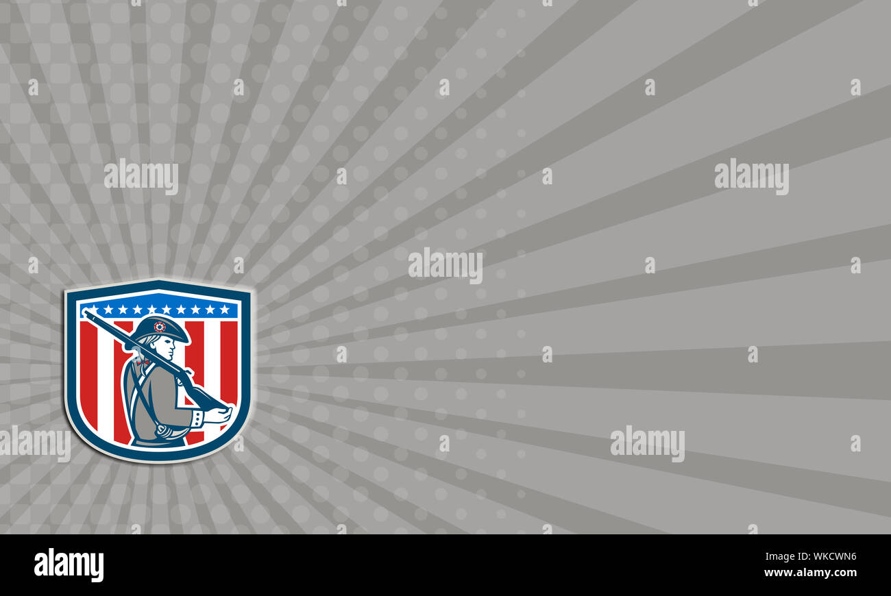 American revolution soldier patriot rifle hi-res stock photography and ...