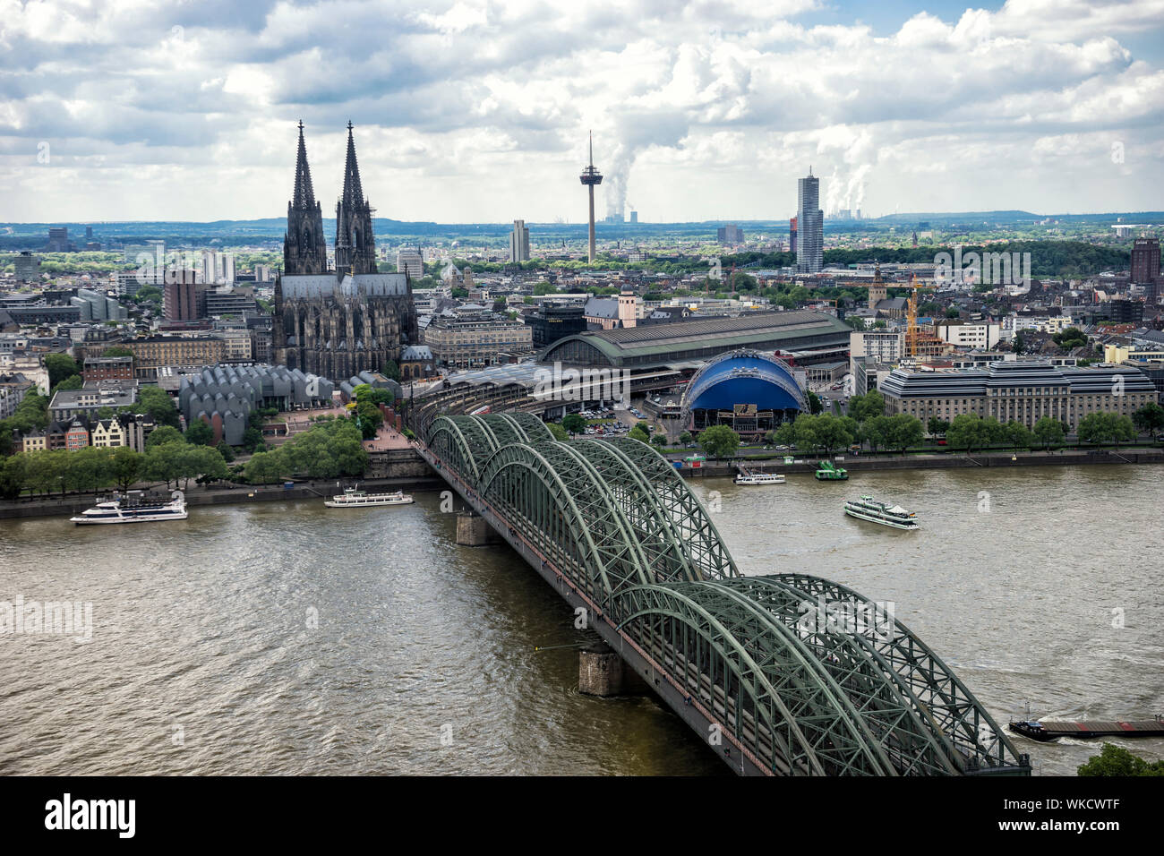 Famous Bridge Over The Rhine High Resolution Stock Photography and ...