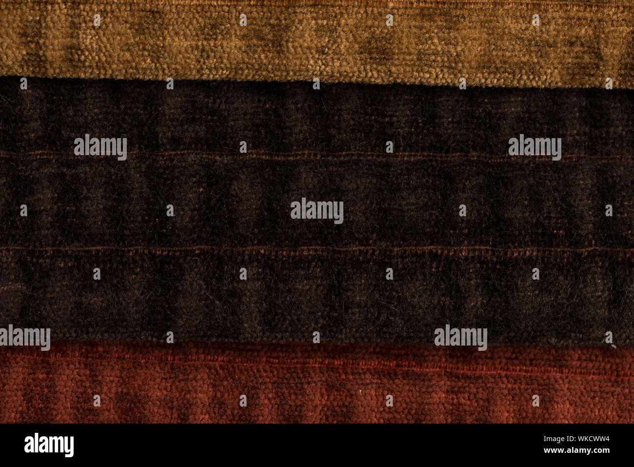 Closeup detail of multi color fabric texture samples Stock Photo - Alamy