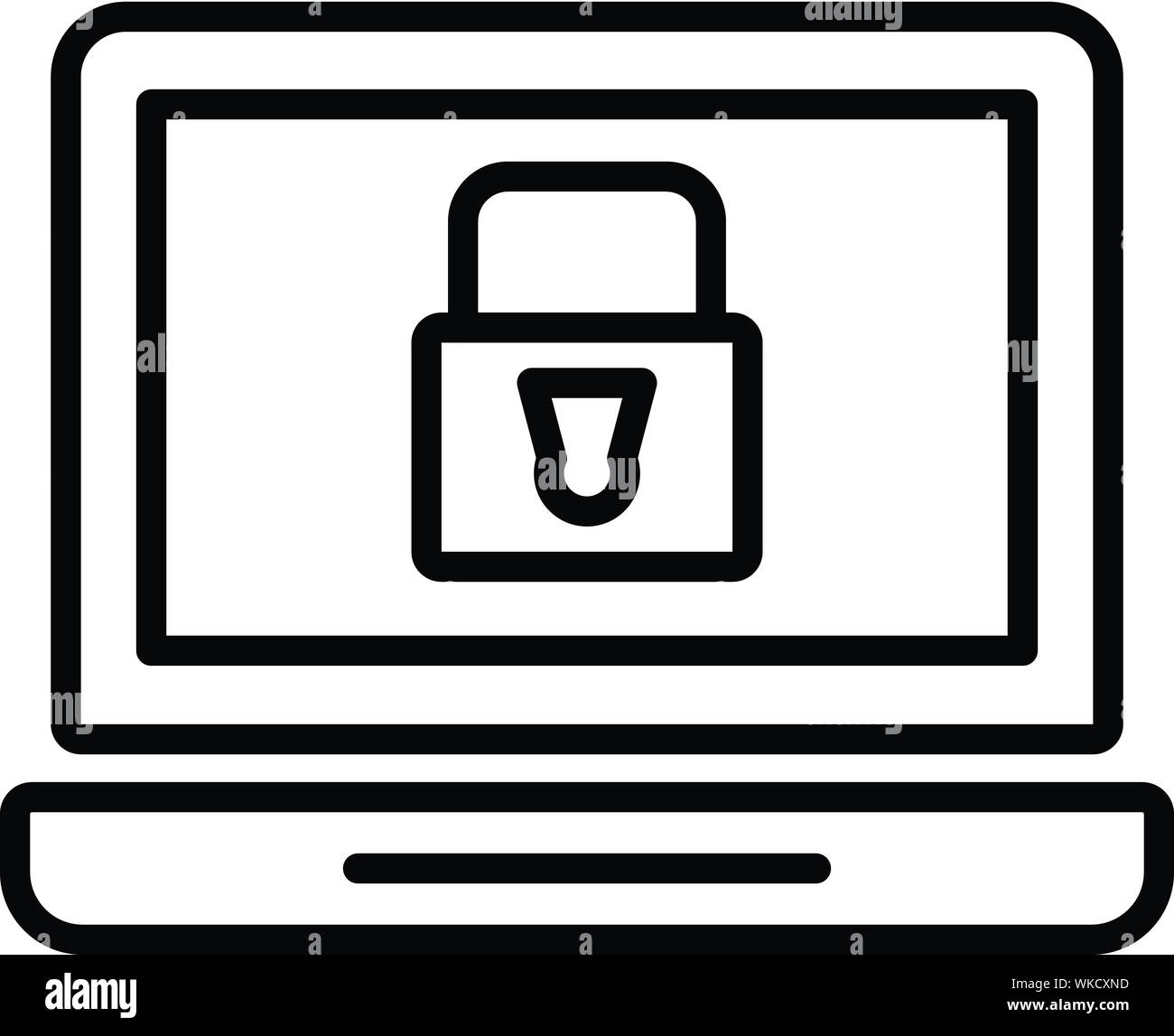 Secured by chain Stock Vector Images - Alamy