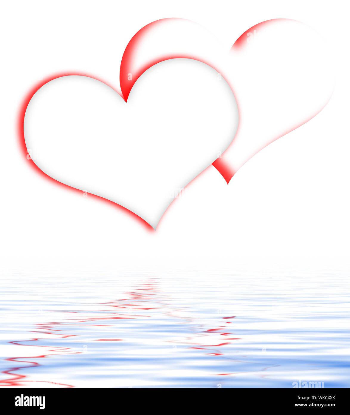 Intertwined Hearts Displaying Romanticism And Passionate Relationships ...