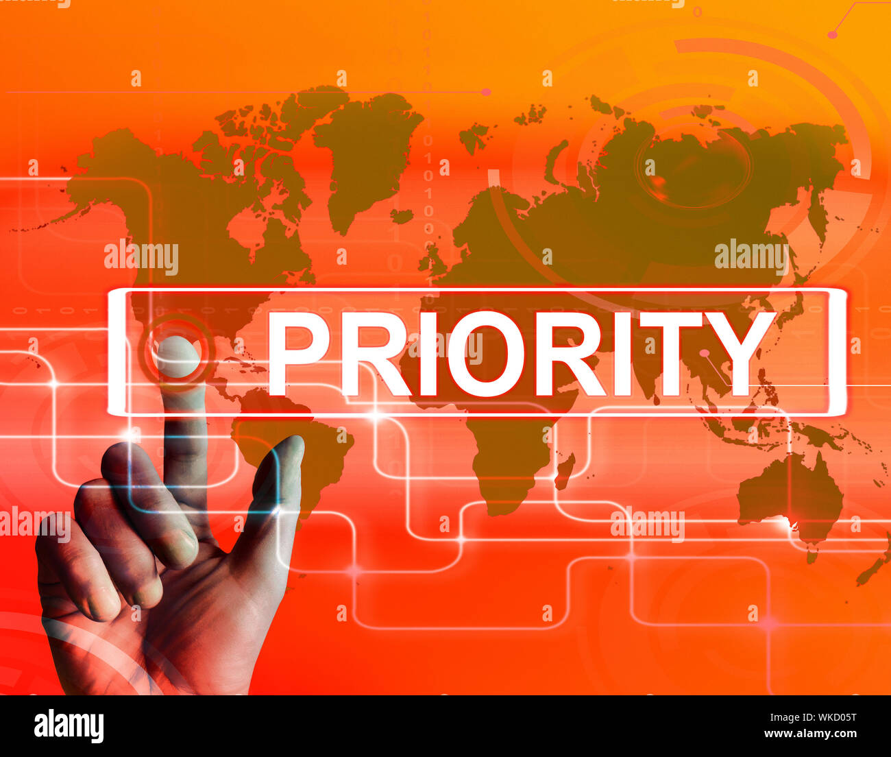 Priority Map Displaying Superiority or Preference in Importance ...