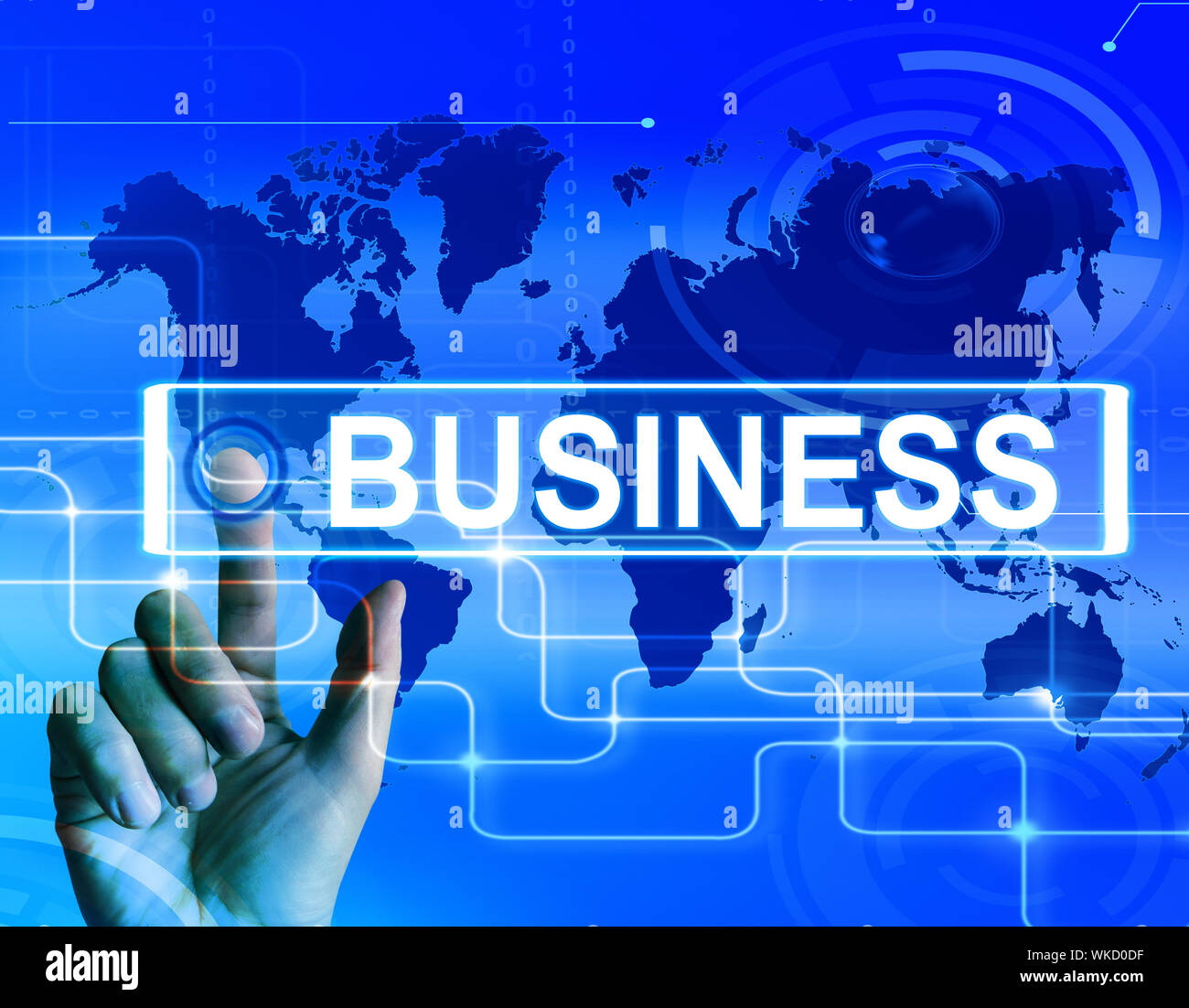 Business map displaying international hi-res stock photography and ...
