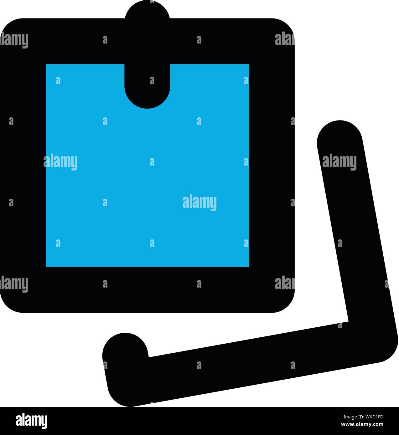 Paper sticker icon, outline style Stock Vector Image & Art - Alamy