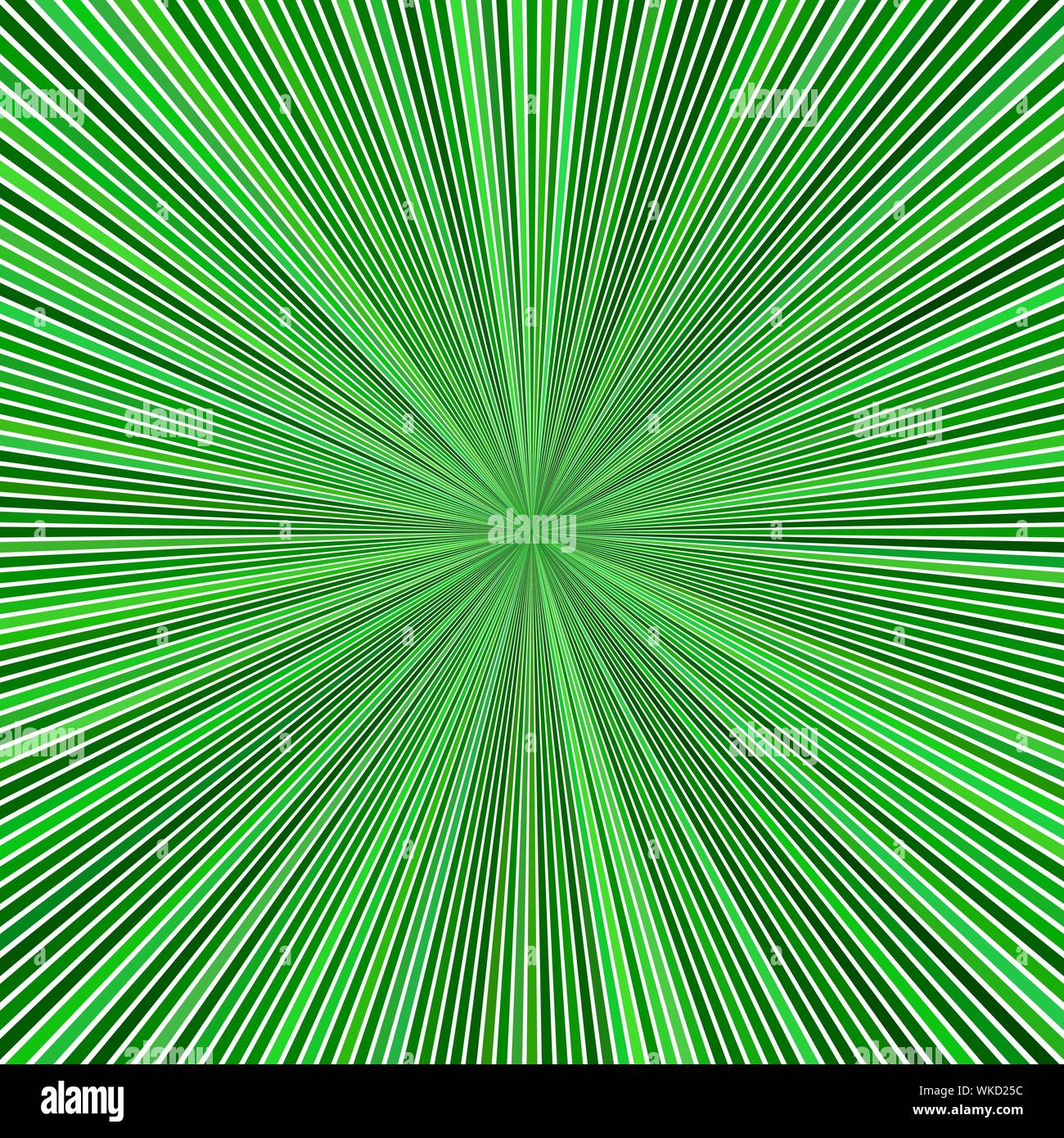 Green Psychedelic Abstract Ray Burst Background Vector Graphic From