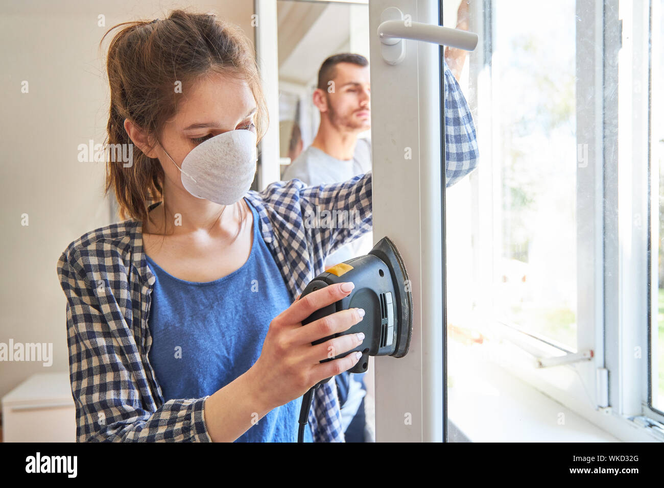 Young beautify woman wearing hi-res stock photography and images - Alamy