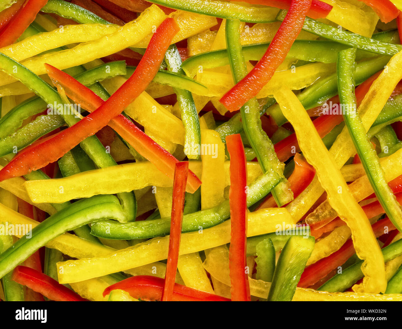 Julienne capsicum peppers hi-res stock photography and images - Alamy