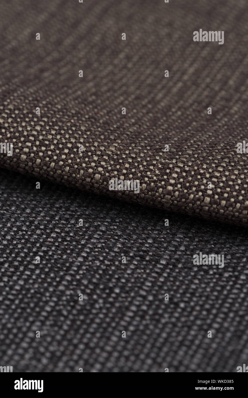 Closeup detail of brown fabric texture background Stock Photo - Alamy