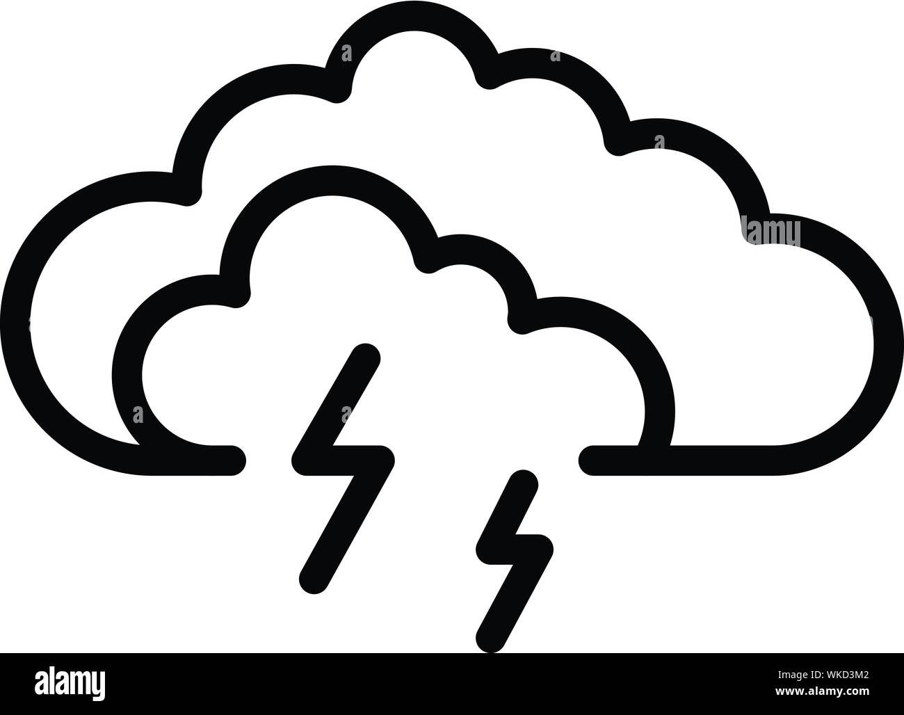 Cloudy night and isolated house Stock Vector Images - Alamy