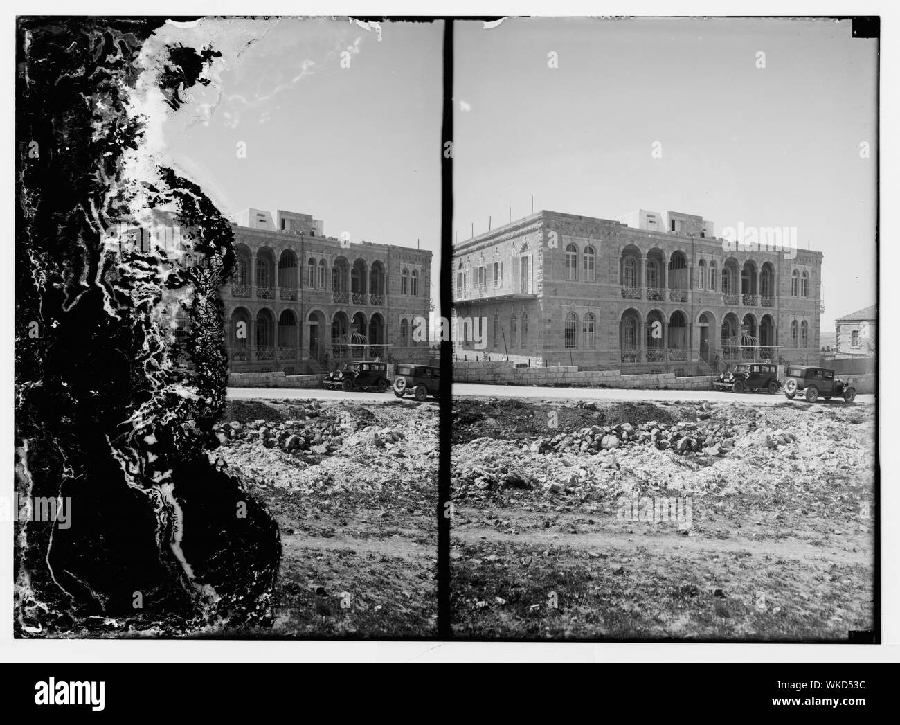 Jerusalem. British homes, embassy Stock Photo - Alamy