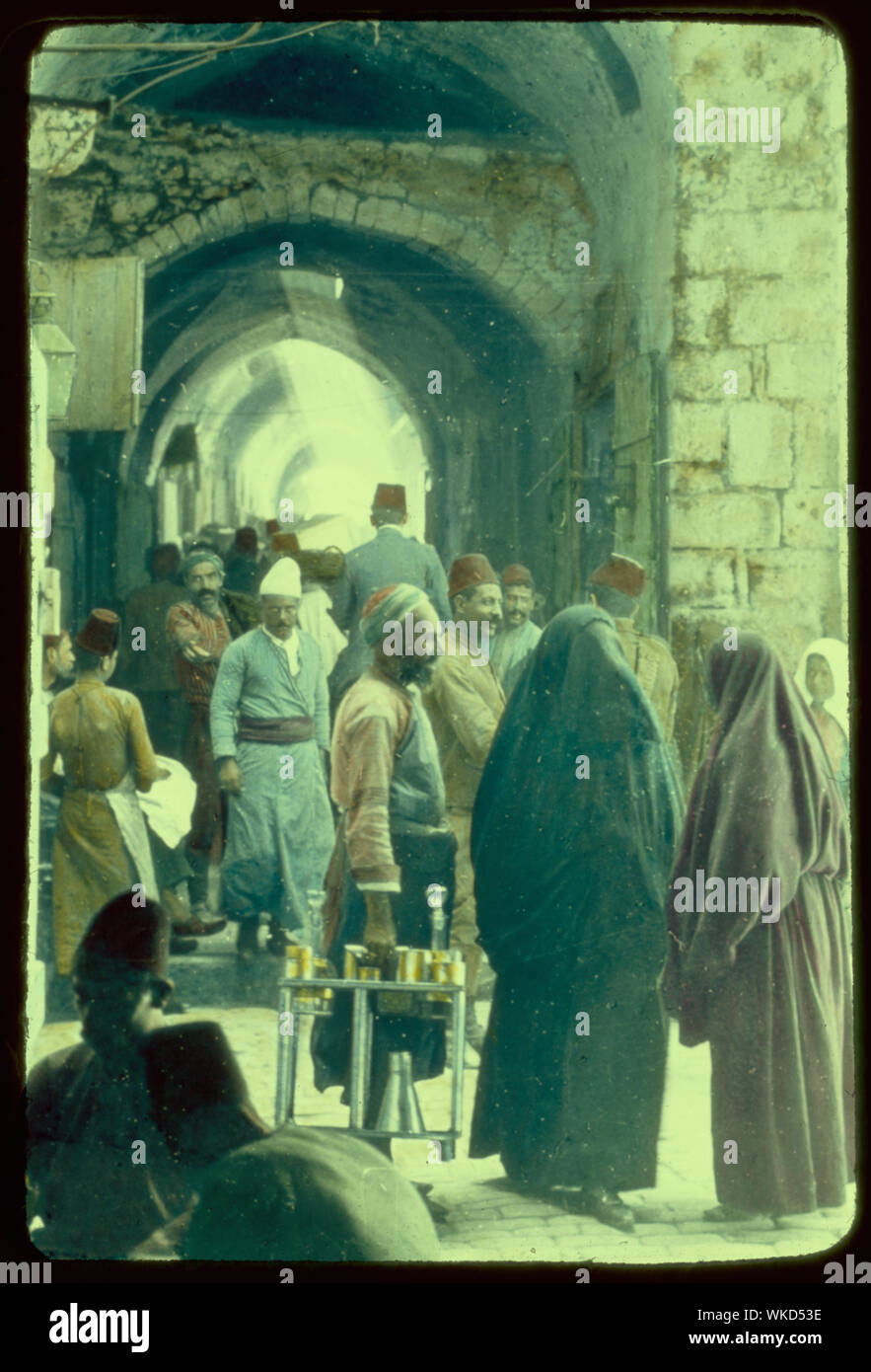 Jerusalem. 7th Station of the Cross Stock Photo - Alamy