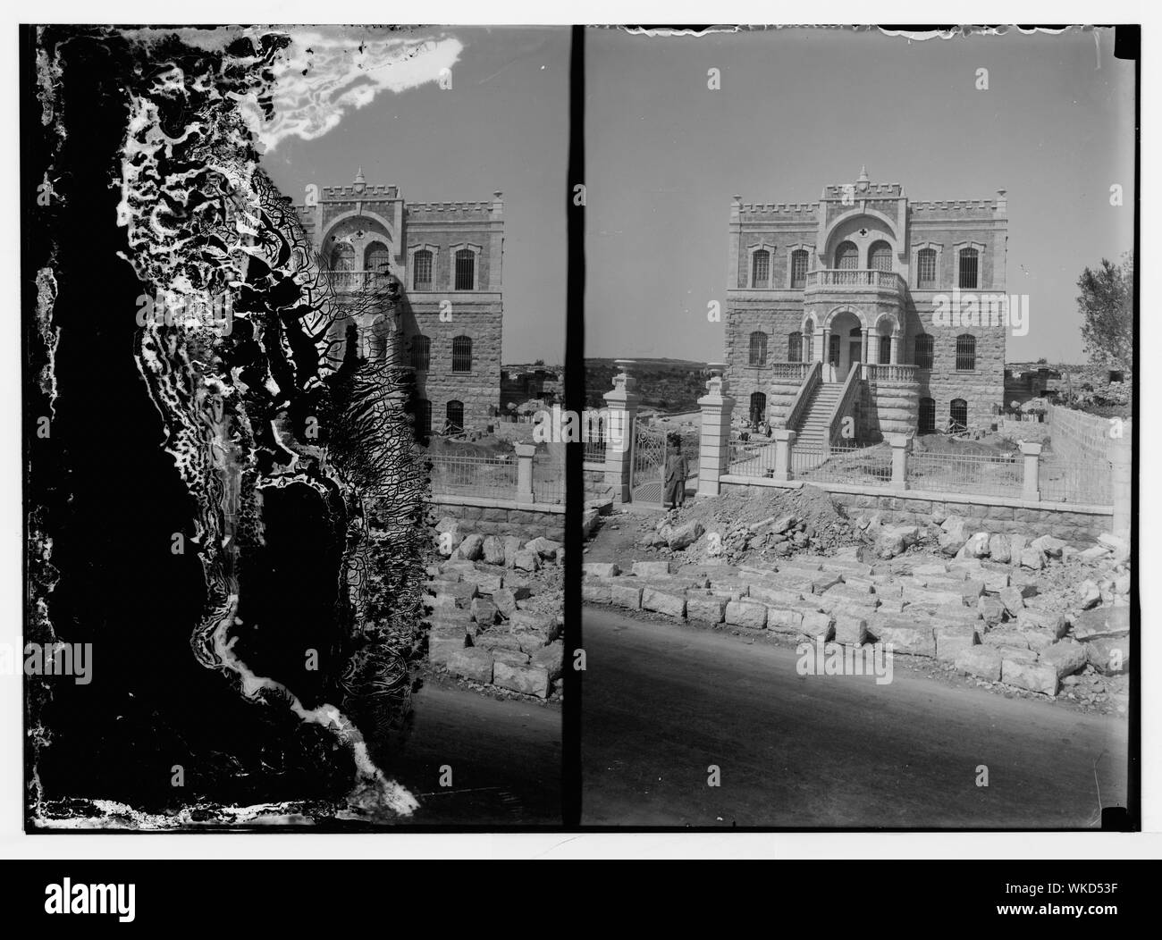 Jerusalem. British homes, embassy Stock Photo - Alamy