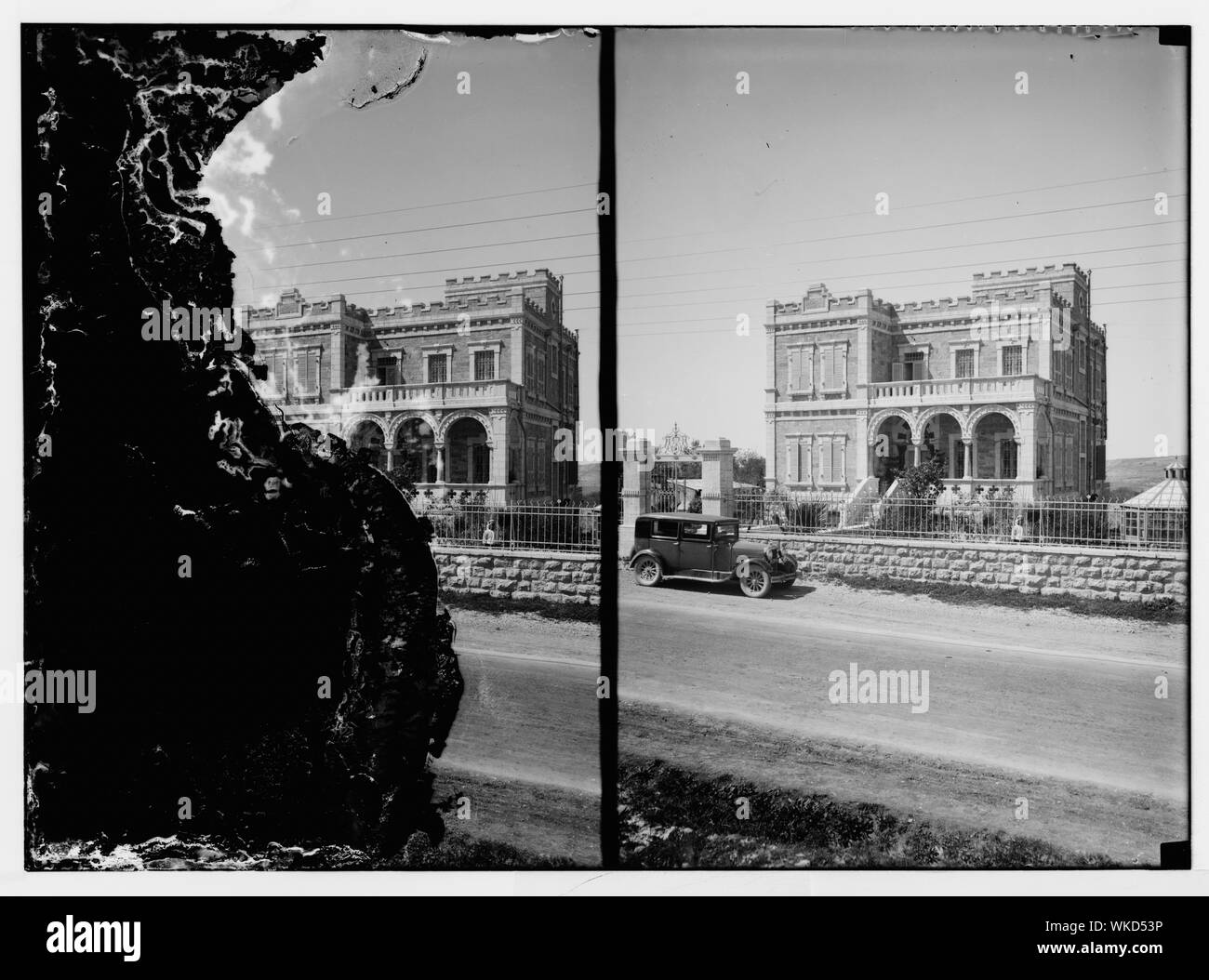 Jerusalem. British homes, embassy Stock Photo - Alamy