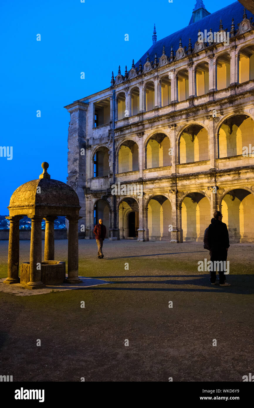 La Rochefoucauld (central-western France): Chateau de la Rochefoucauld ...