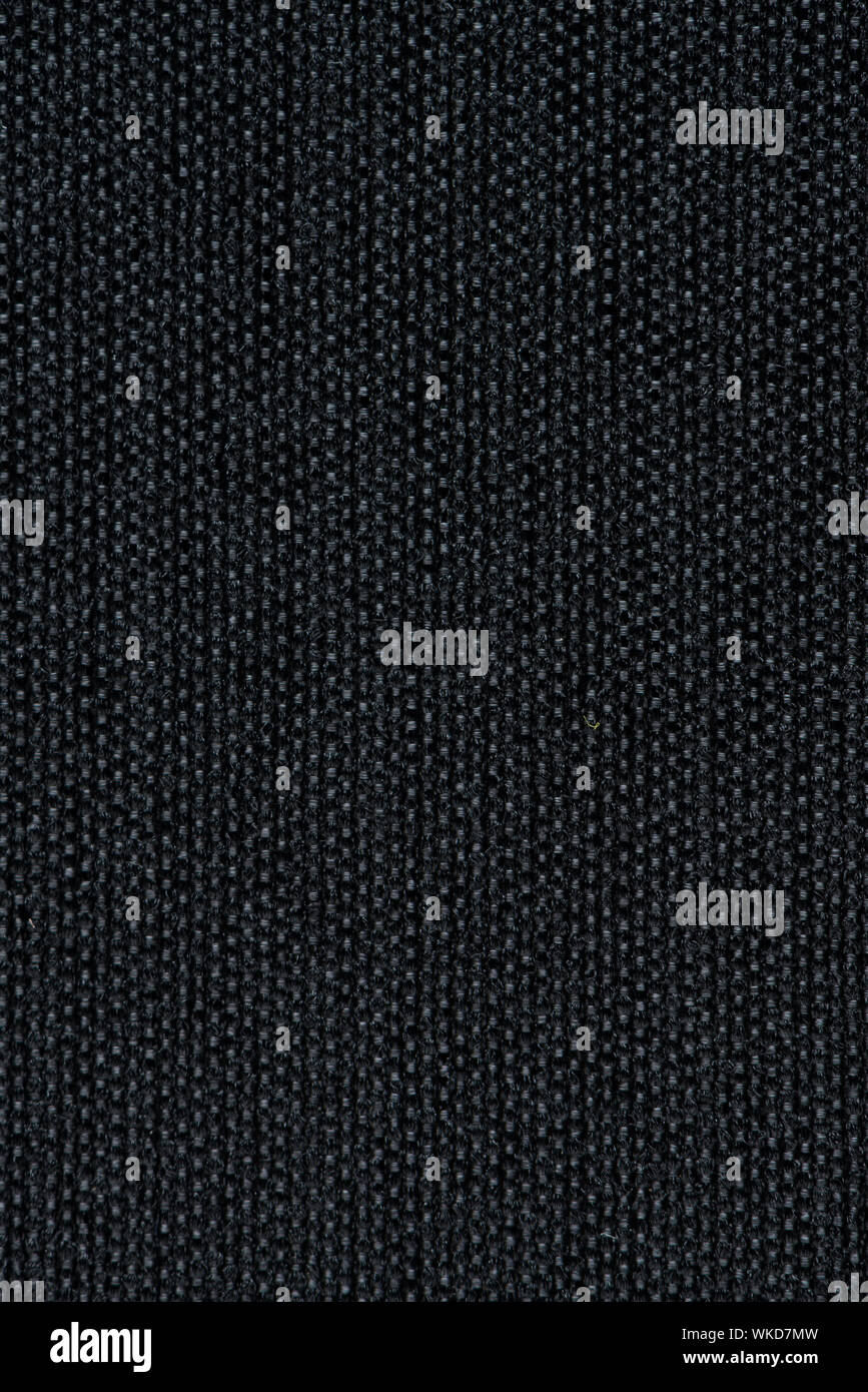 Closeup detail of background made of a black fabric texture Stock Photo ...