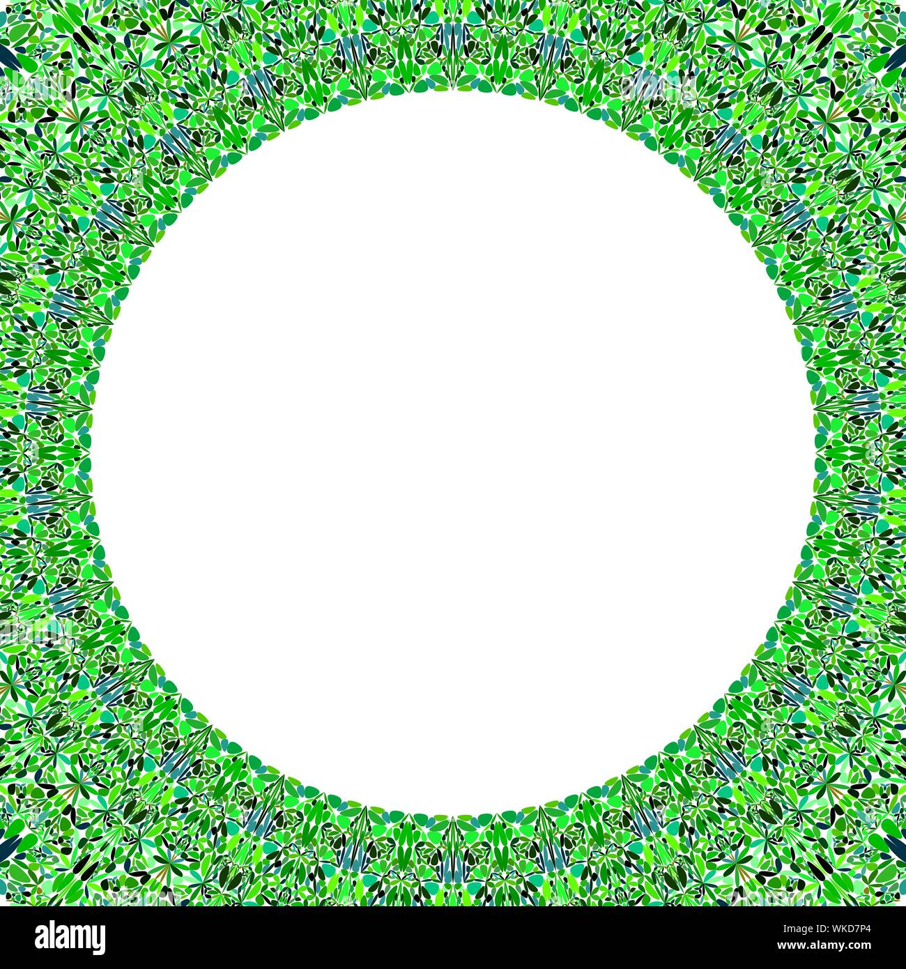 Circular floral border Stock Vector Images - Alamy