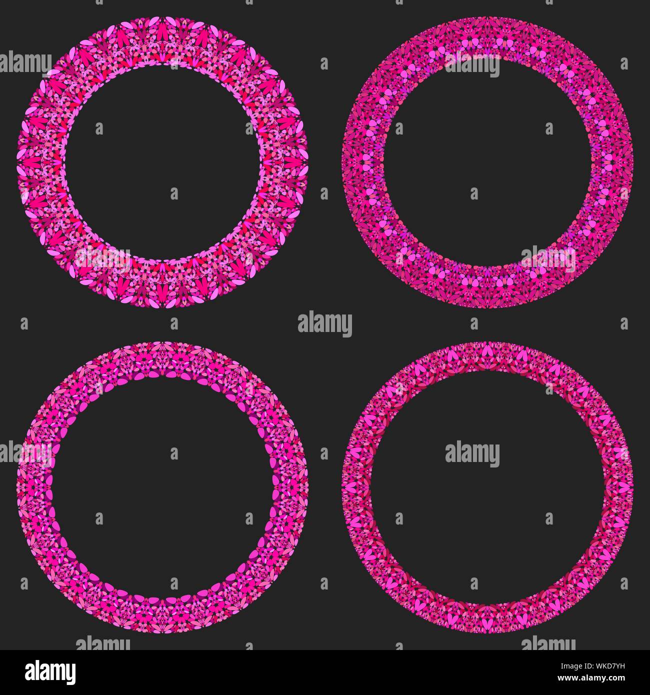 Round borders vector hi-res stock photography and images - Alamy