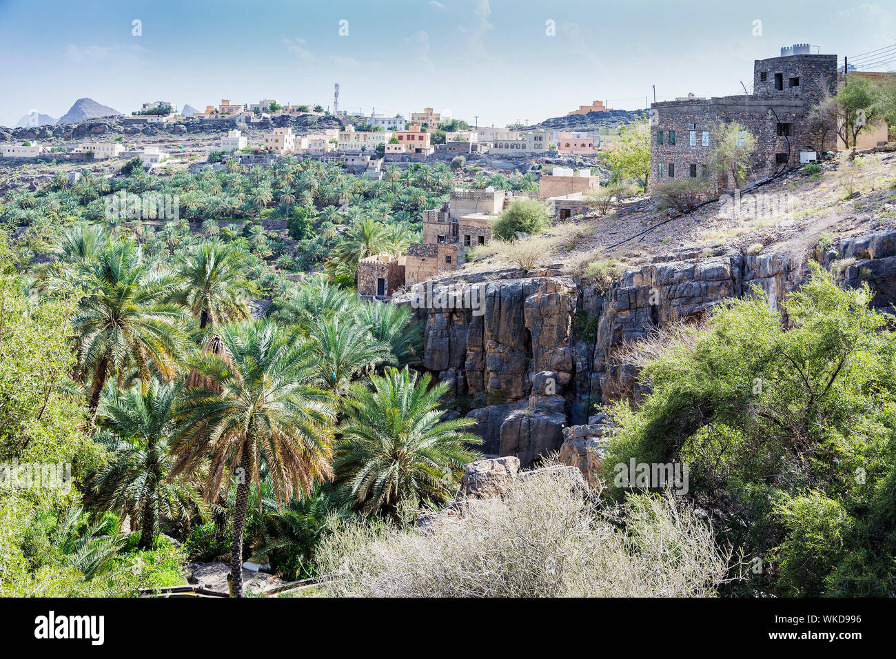 Image of Misfah al abreyeen in Oman Stock Photo - Alamy