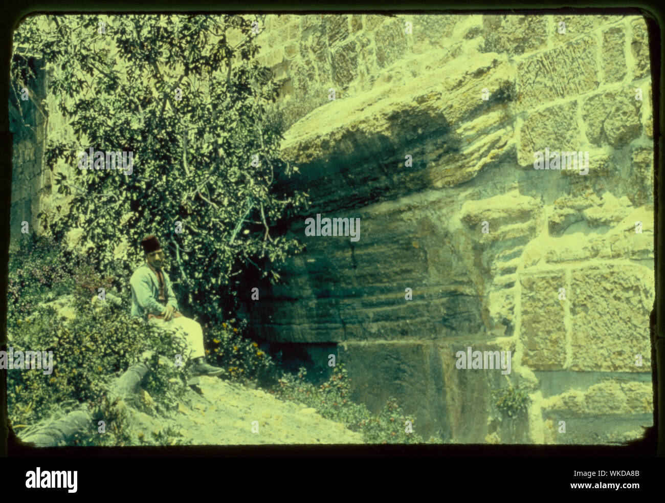 Jerusalem. Spring of Robinson's Arch Stock Photo - Alamy