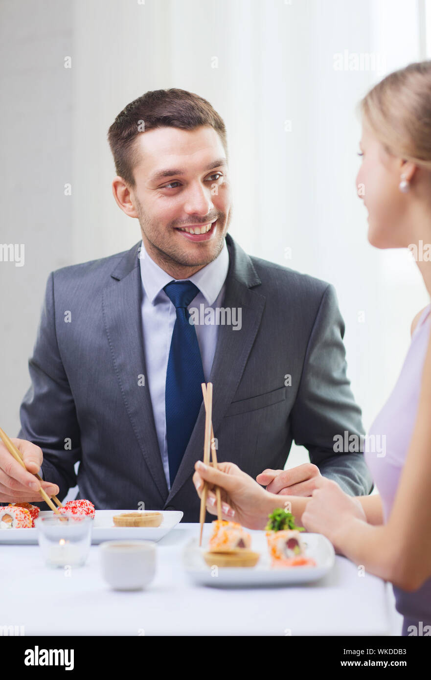 Eating Sushi Restaurant High Resolution Stock Photography and Images ...