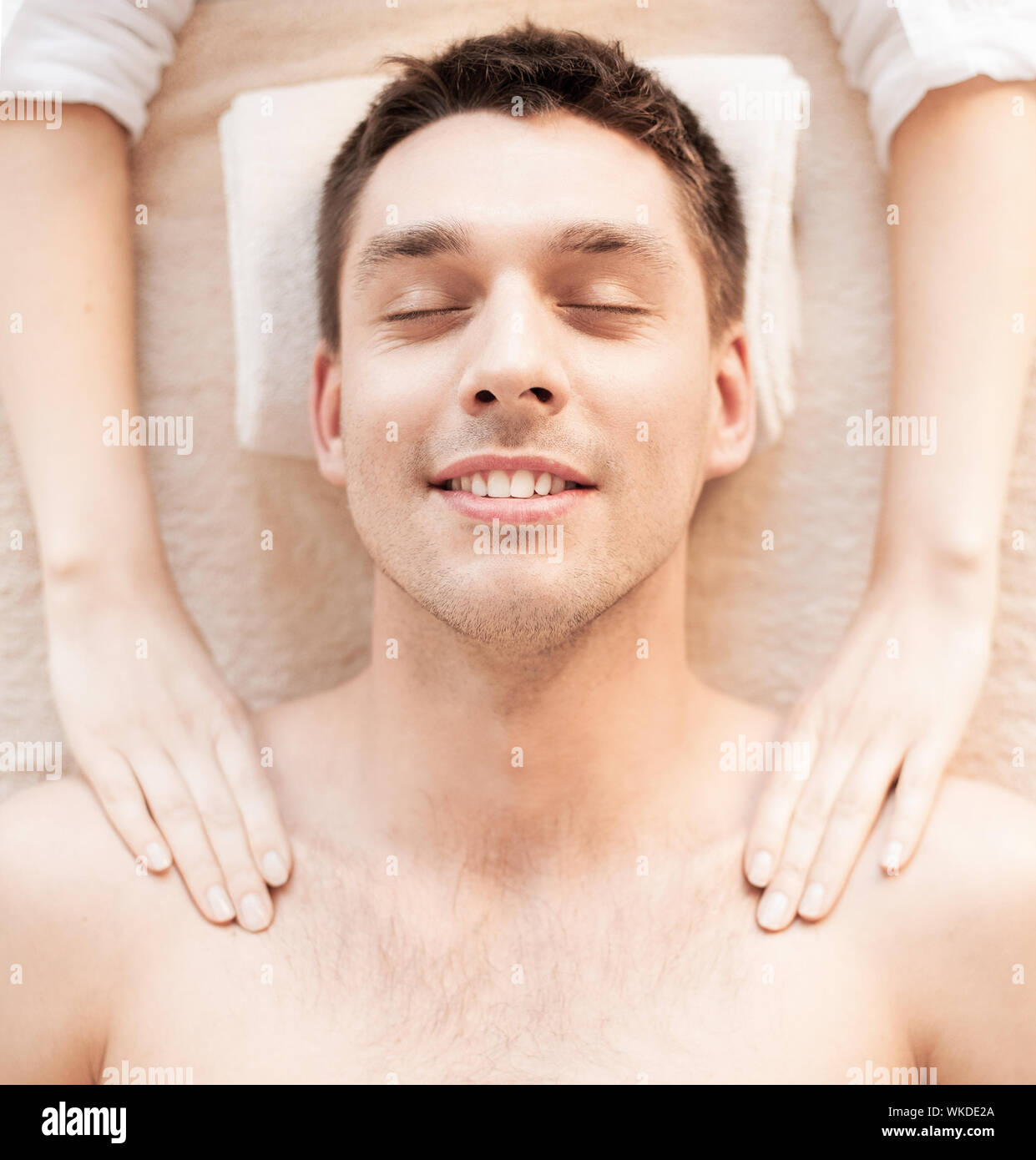 man in spa Stock Photo - Alamy