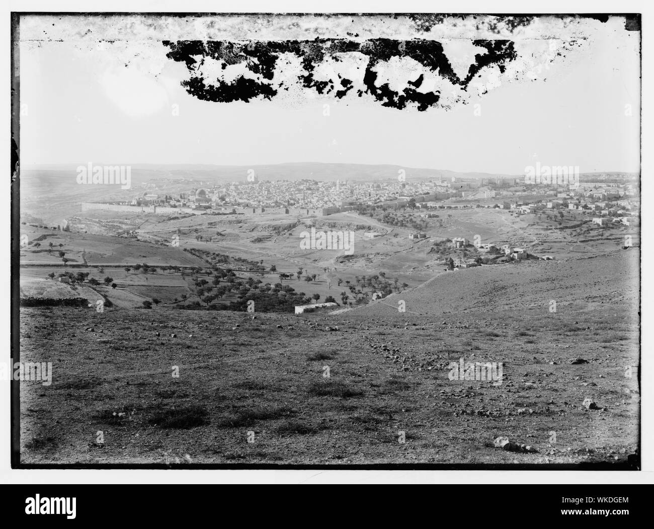 Jerusalem from Mt. Scopus Stock Photo - Alamy