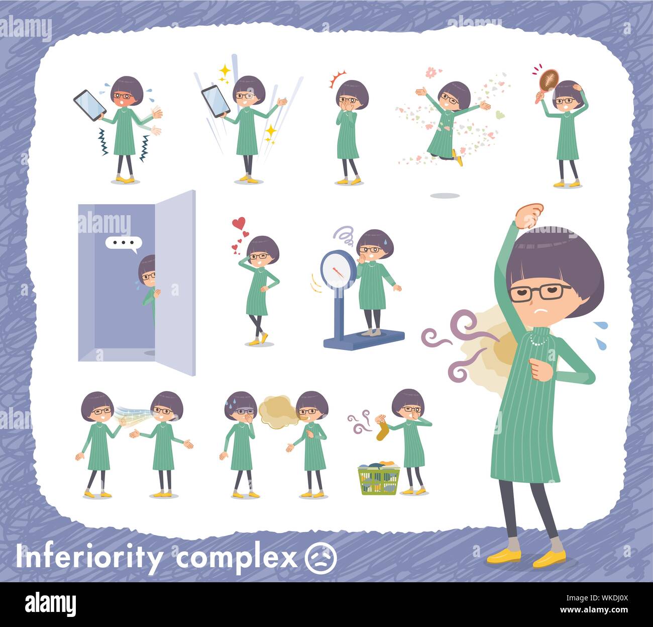 Fat bald woman Stock Vector Images - Alamy