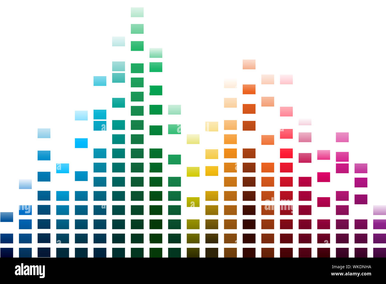 illustration of musical waves Stock Photo - Alamy