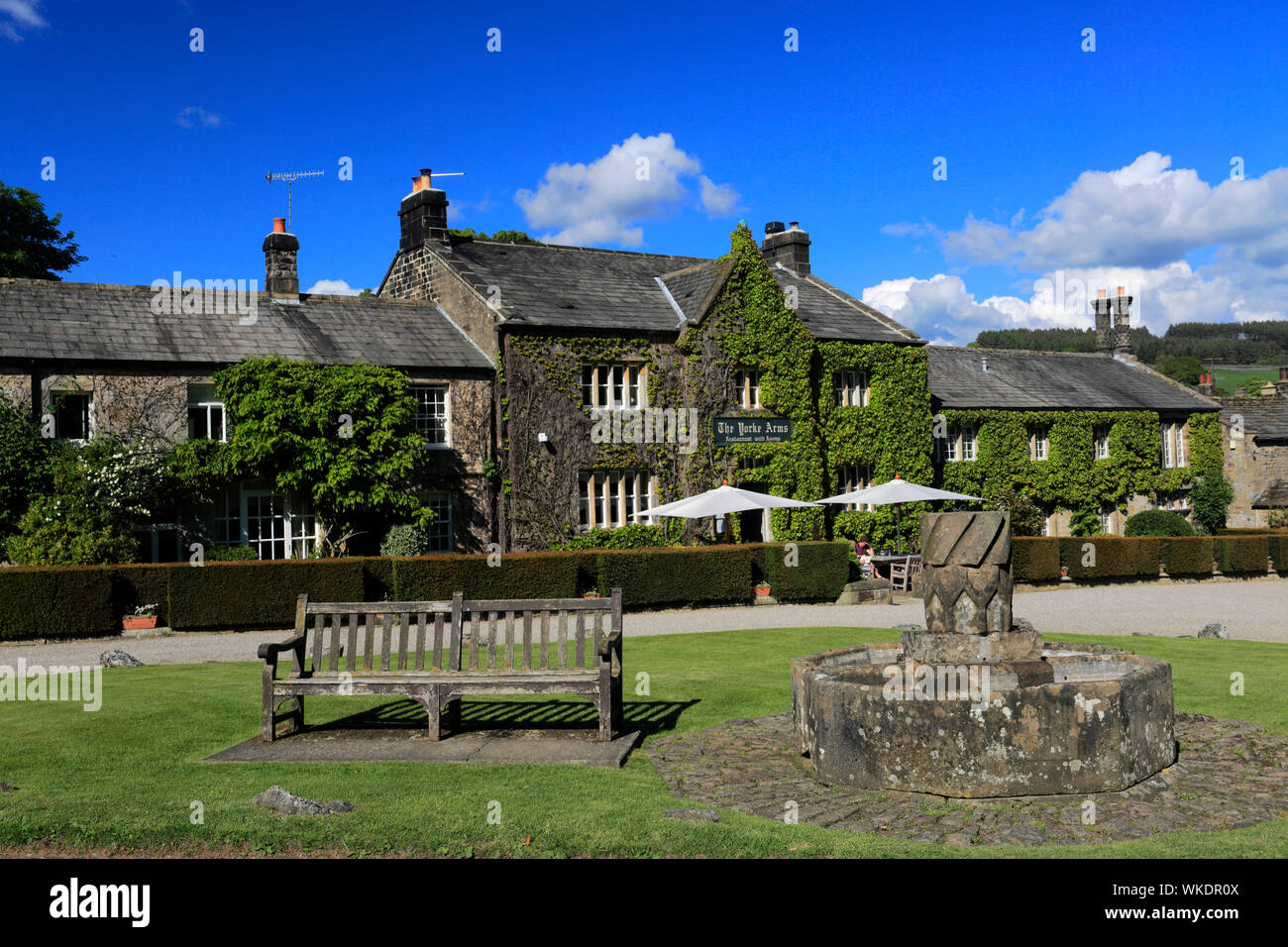 The York Arms, Ramsgill village, Nidderdale ANOB, North Yorkshire ...