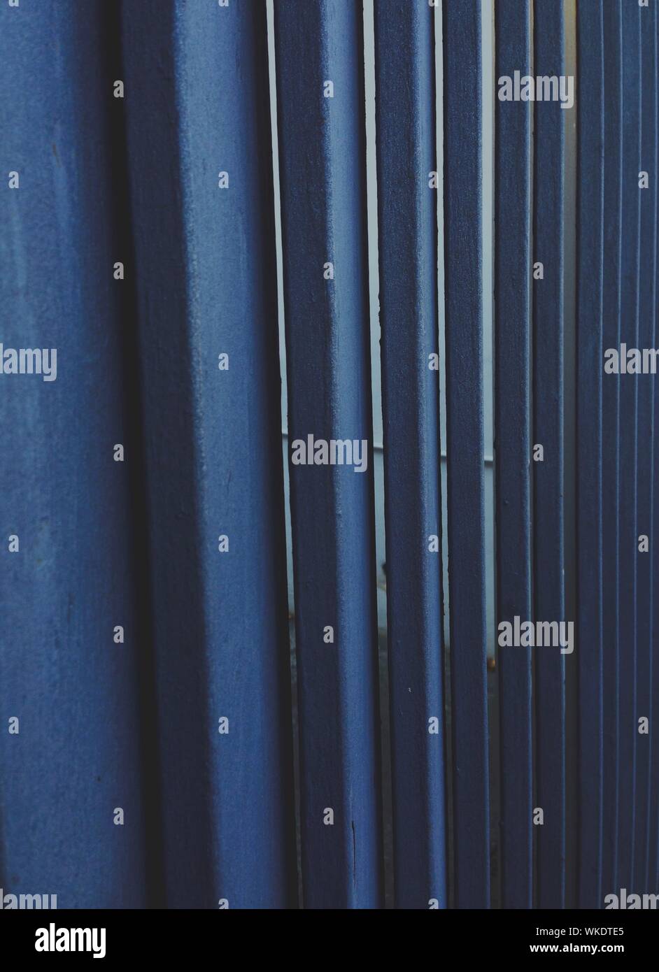 Blue metal gate hi-res stock photography and images - Alamy