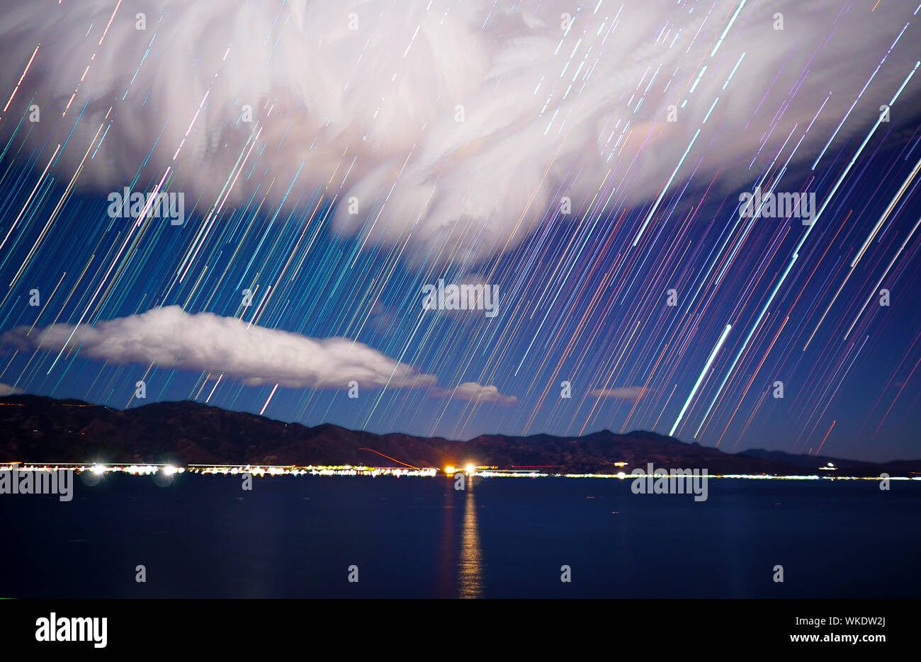 Long exposure of night sky hi-res stock photography and images - Alamy