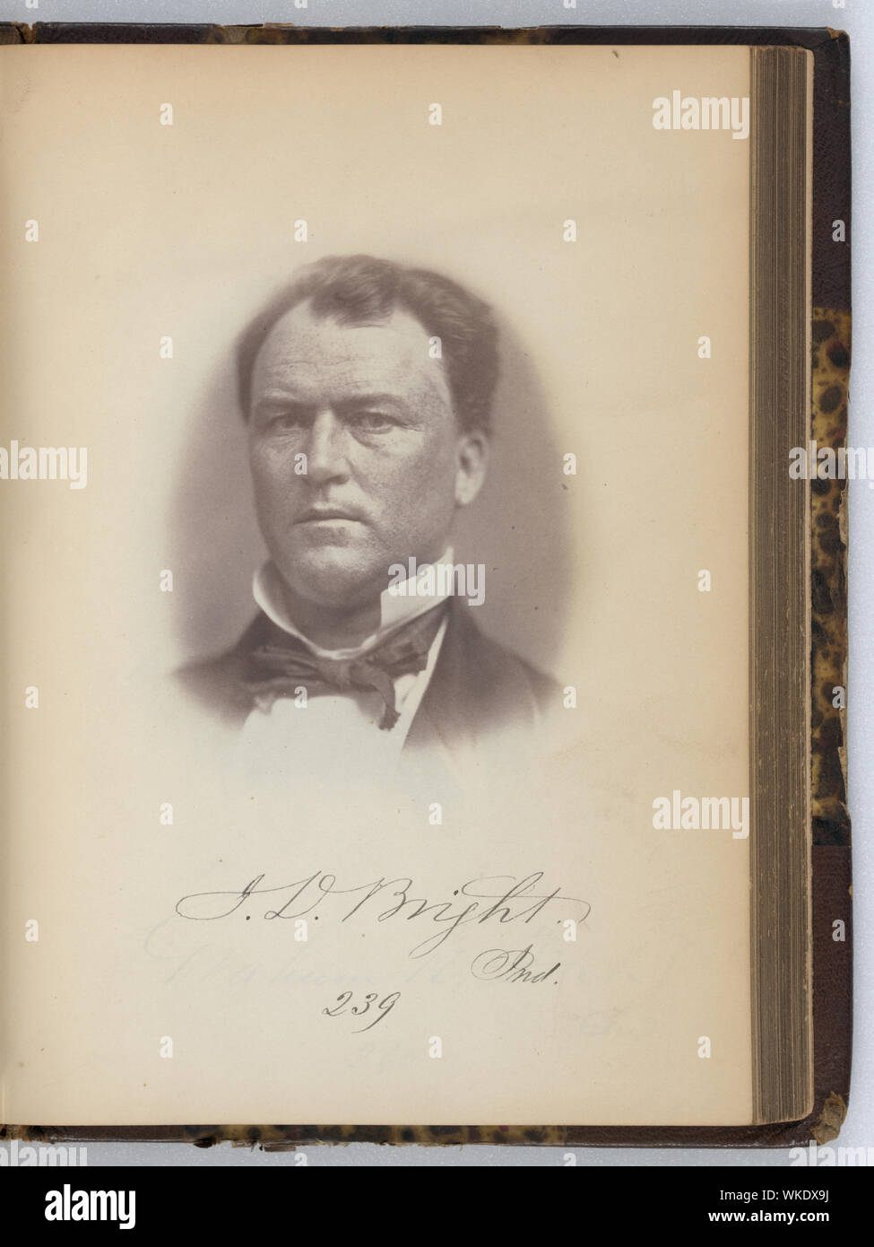 Jesse D. Bright, Senator from Indiana, Thirty-fifth Congress, half ...