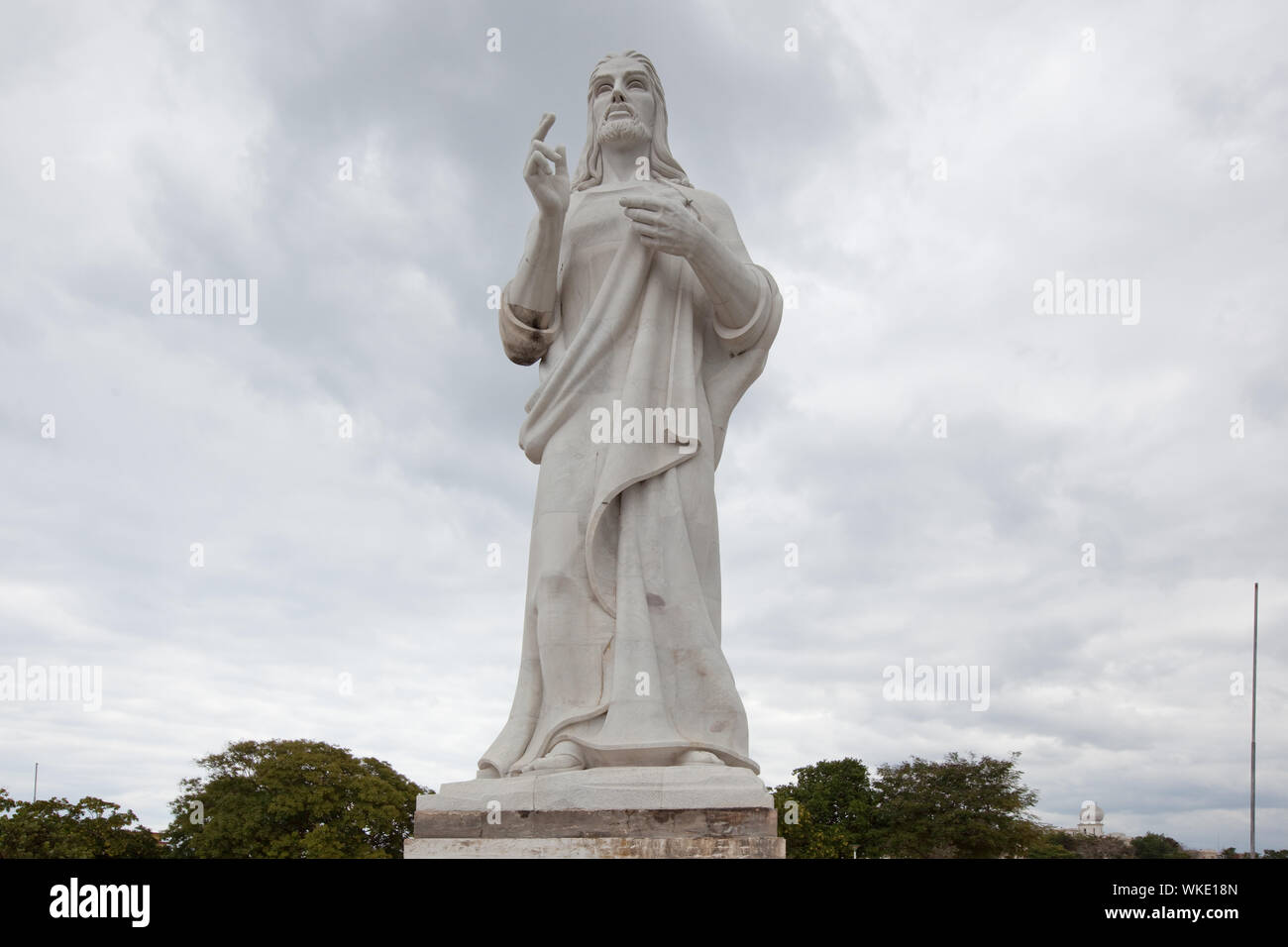 Jesus Christ statue, Havana, Cuba Stock Photo - Alamy