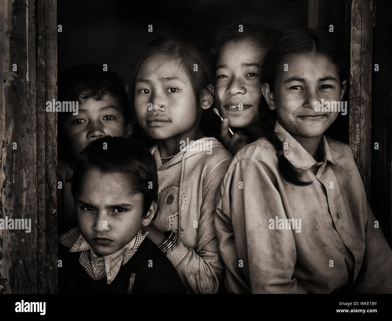 Nepal fine art portraits Stock Photo - Alamy