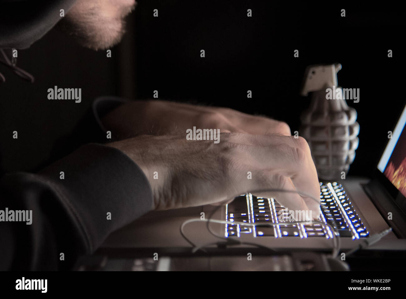 Hacker activity hi-res stock photography and images - Alamy