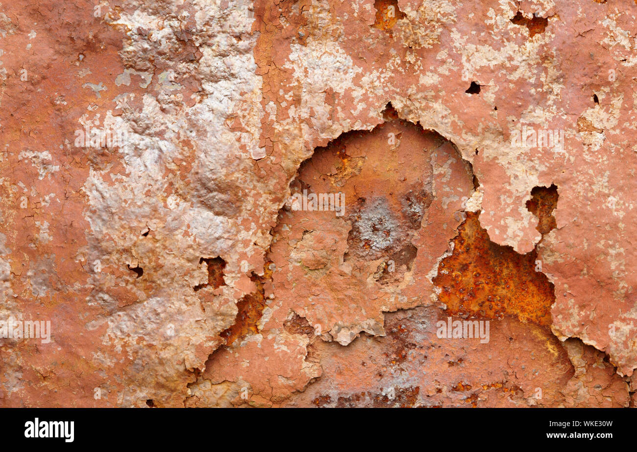 Much corrosion on the surface of iron plate Stock Photo - Alamy