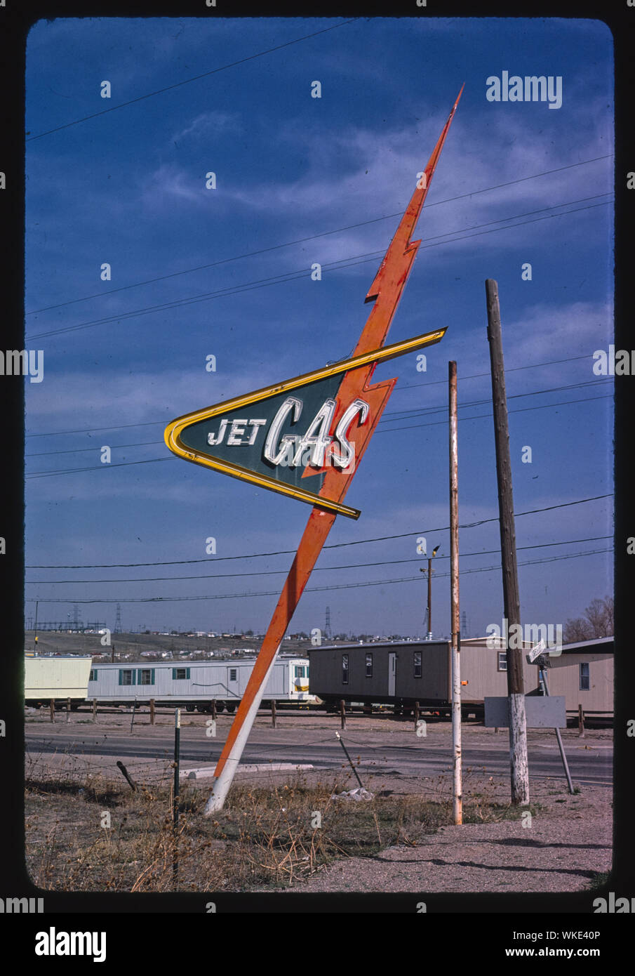 Jet gasoline sign hi-res stock photography and images - Alamy
