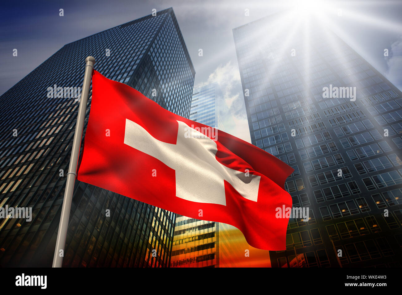 Giant swiss flag hi-res stock photography and images - Alamy